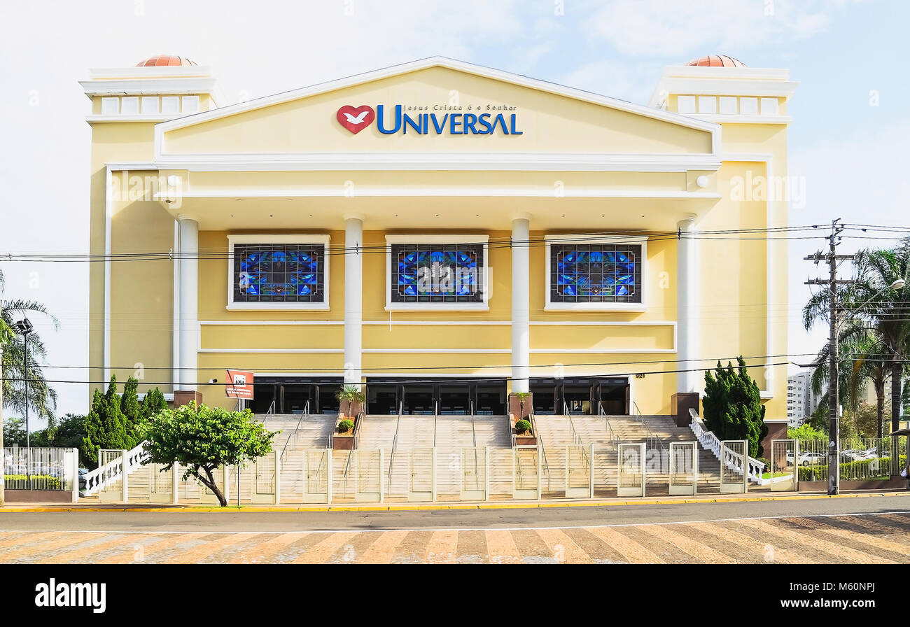 Campo Grande, Brazil - February 24, 2018: Big Universal church on ...