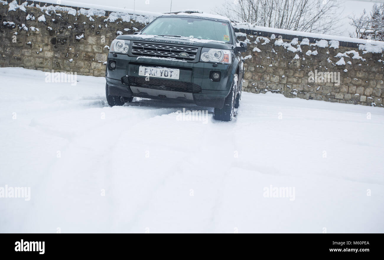 27th Feb 2018 Snow hits Maidstone Kent Stock Photo - Alamy