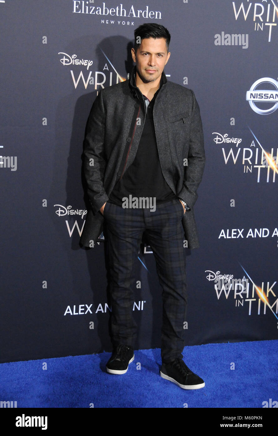Los Angeles, USA. 26th Feb, 2018. Actor Jay Hernandez attends the World ...