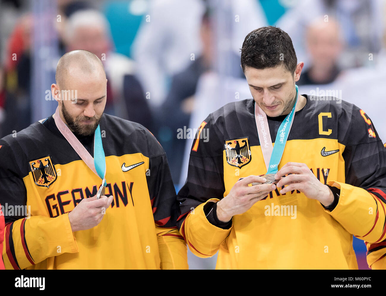 Marcel GOC (Rechts) (GER) with der Silbermedaille, links xxxx 2. Platz ...