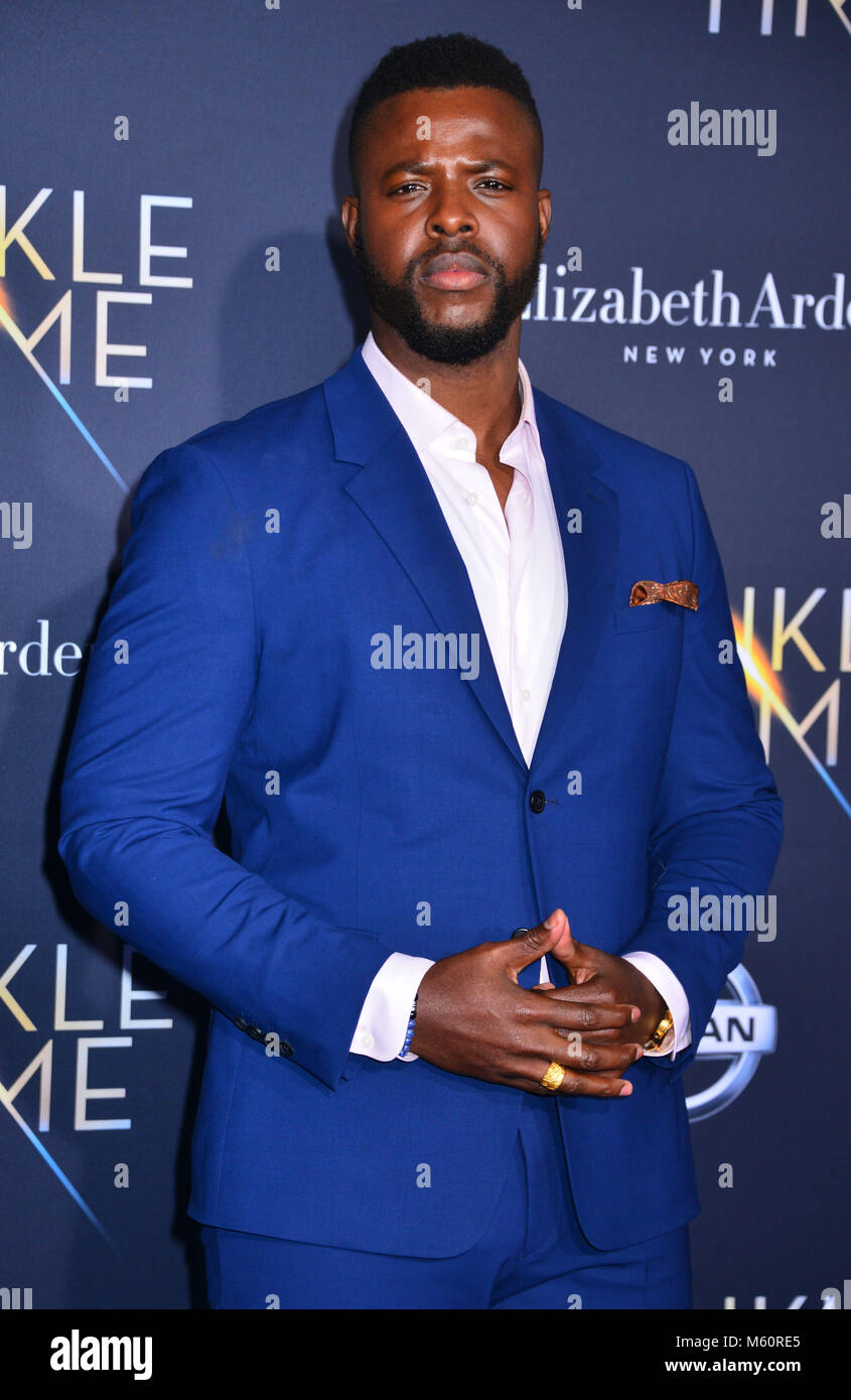 Winston Duke arrive at the world premiere of Disney?s 'A Wrinkle in ...