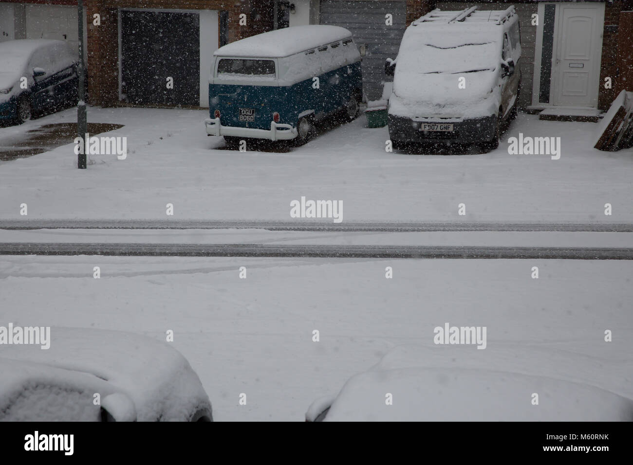 Biggin Hill. 27th Feb, 2018. UK Weather: As the Beast from the East ...