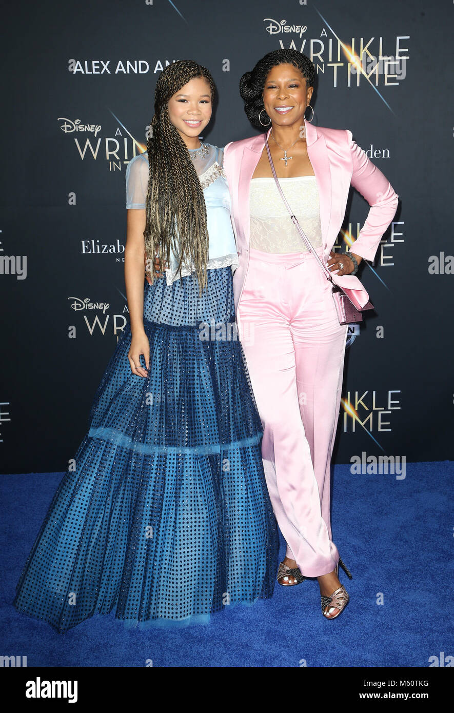 LOS ANGELES, CA - FEBRUARY 26: Storm Reid, Mother, at A Wrinkle In Time ...