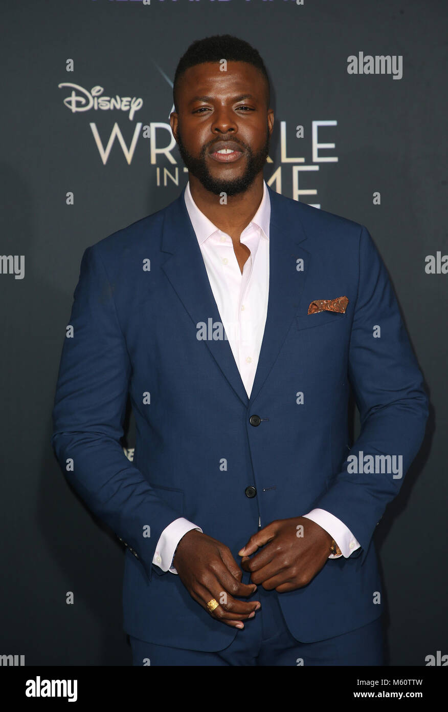 LOS ANGELES, CA - FEBRUARY 26: Winston Duke, at A Wrinkle In Time ...