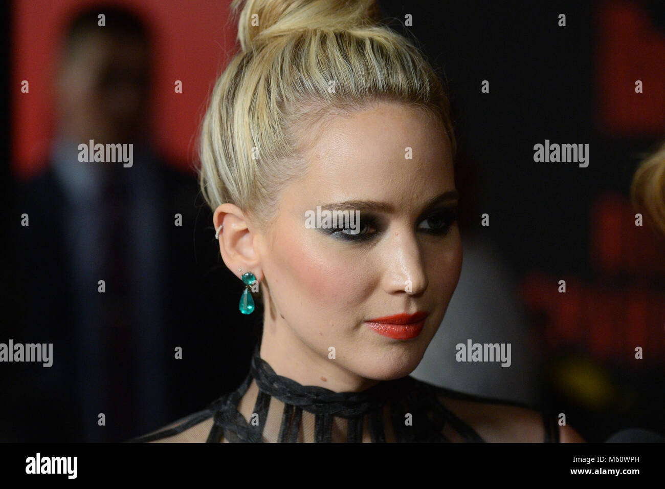 Jennifer lawrence premiere red sparrow hi-res stock photography and ...