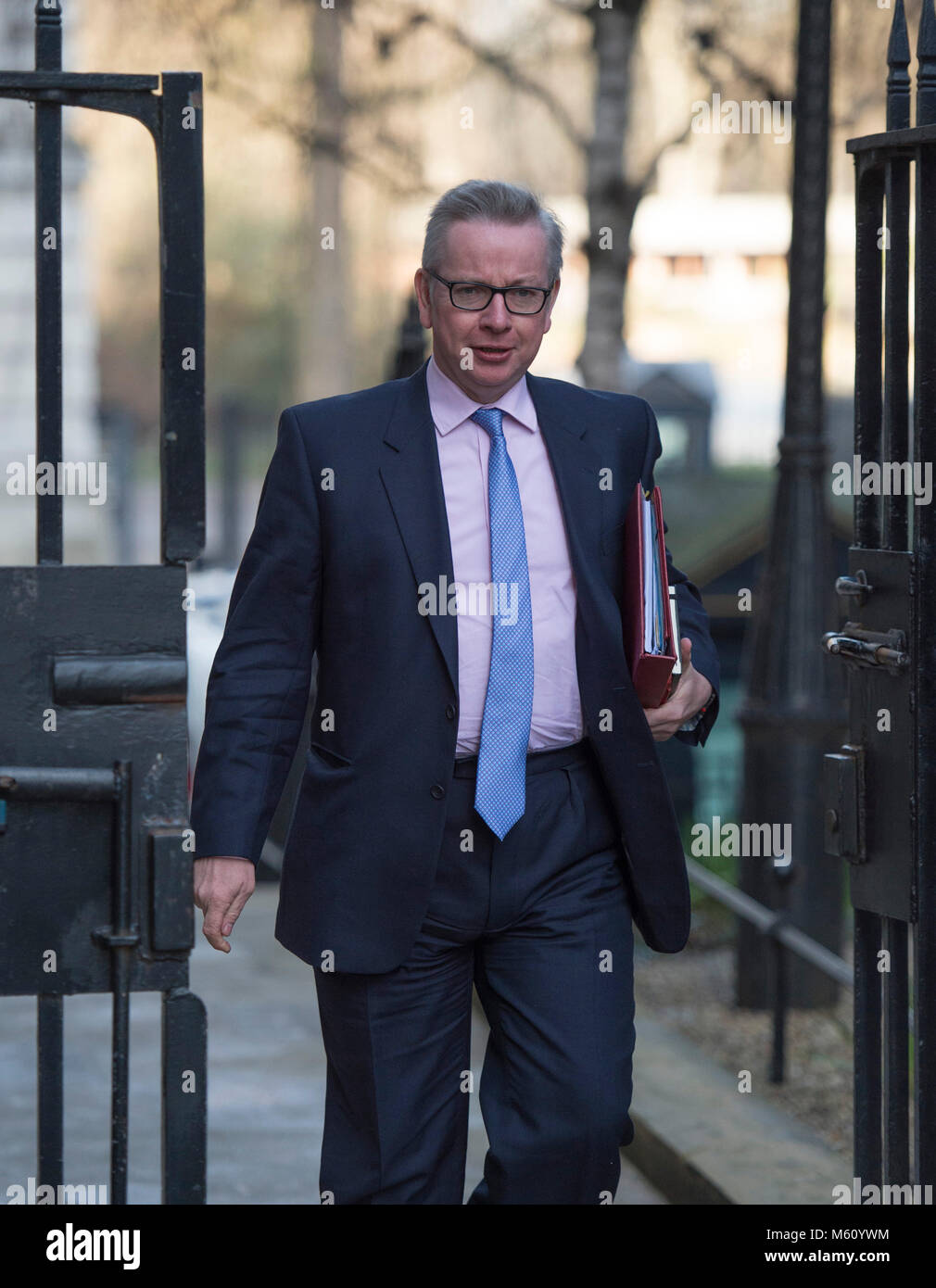 Environment secretary michael gove arriving in downing street hi-res ...