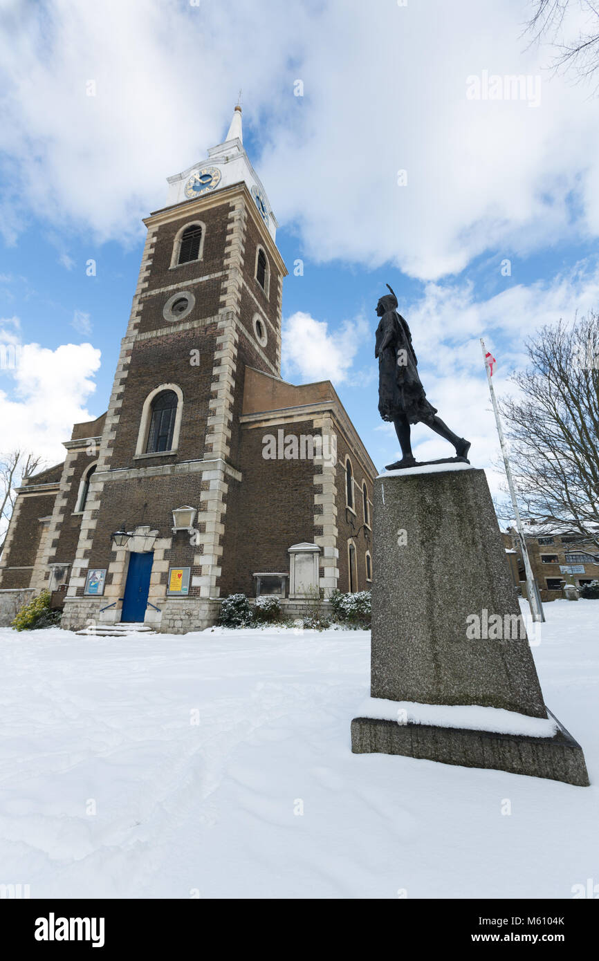 Gravesend town centre winter hi-res stock photography and images - Alamy