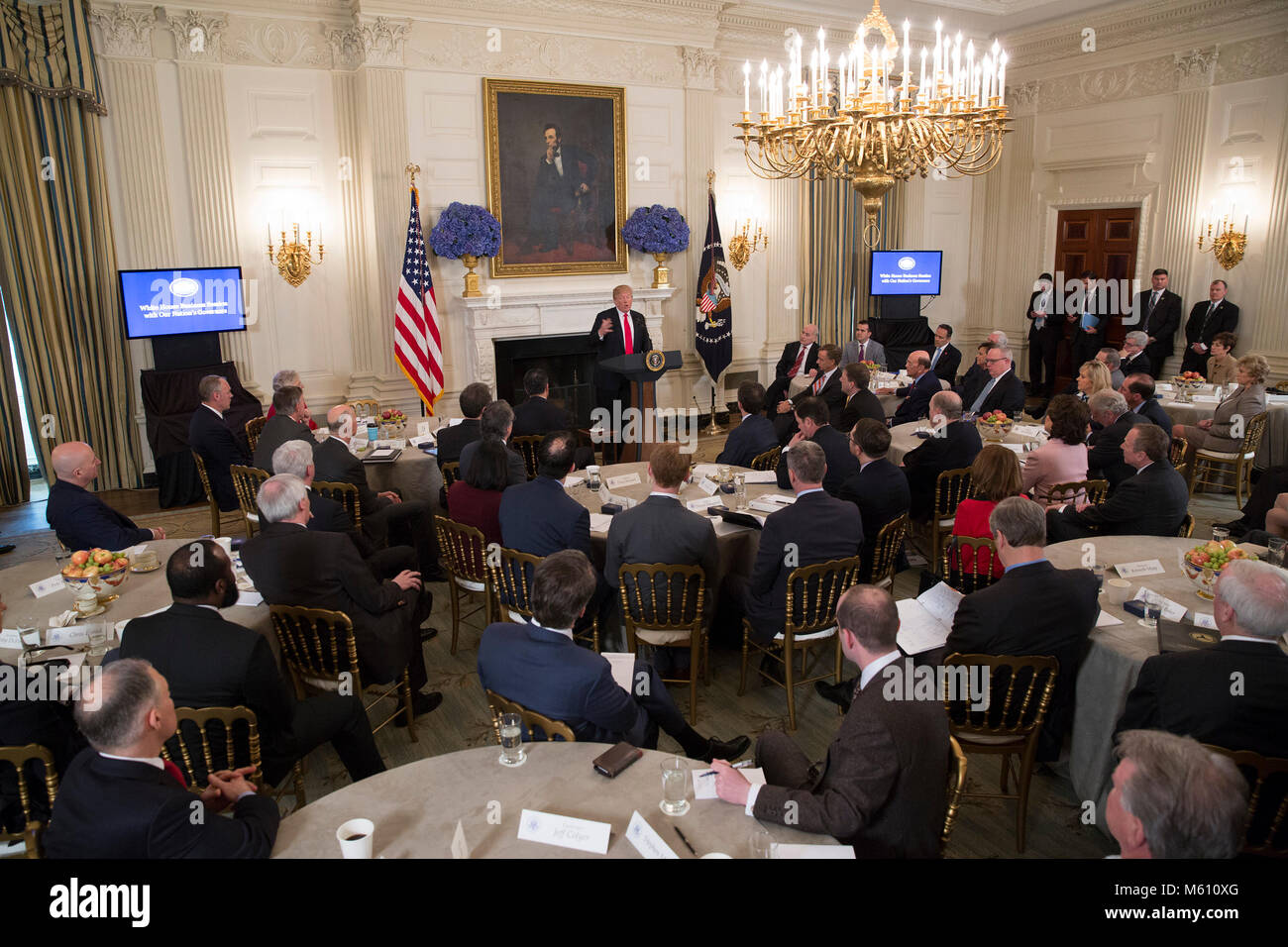 United States President Donald J. Trump hosts the 2018 White House ...