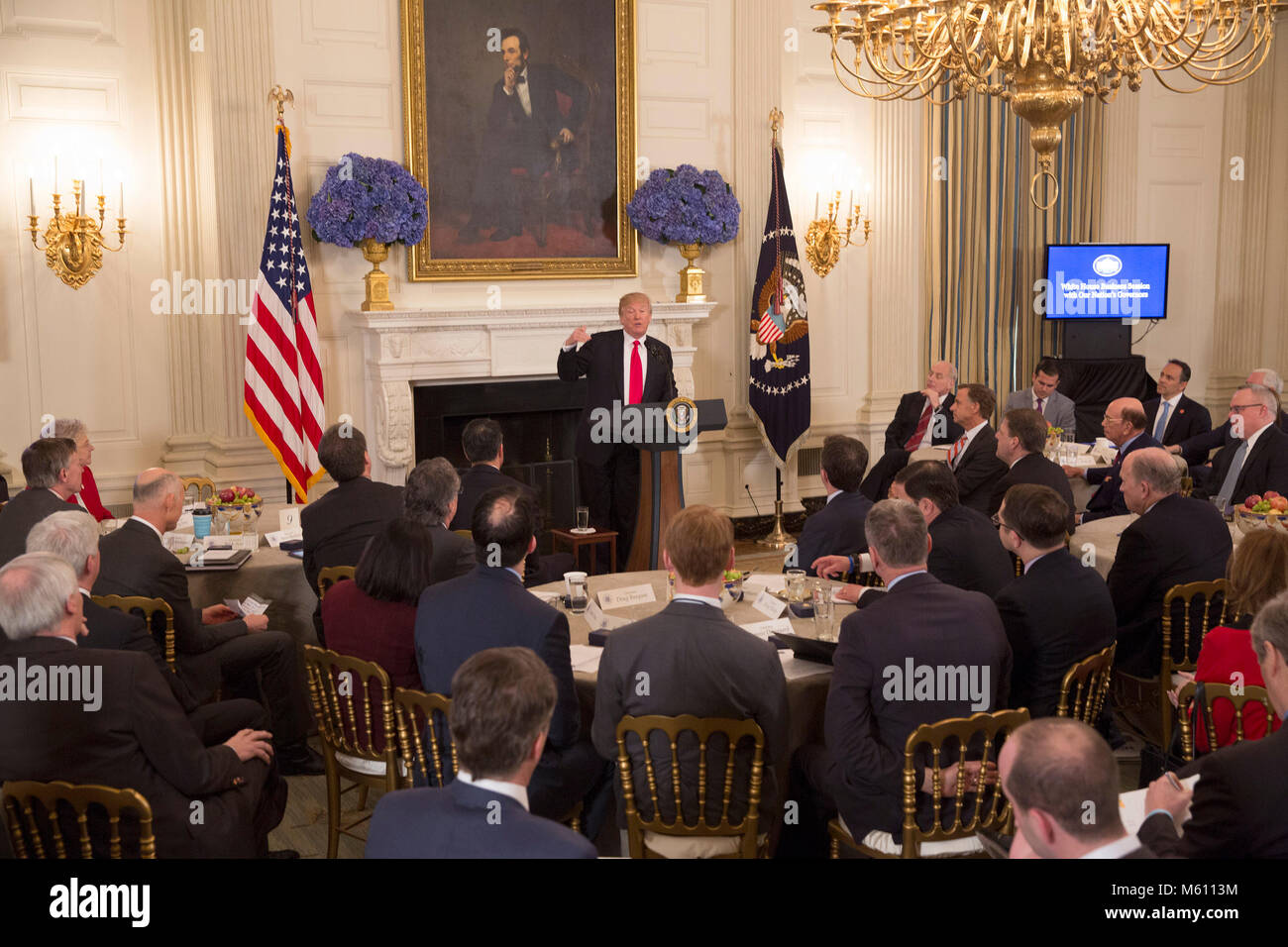 United States President Donald J. Trump hosts the 2018 White House ...