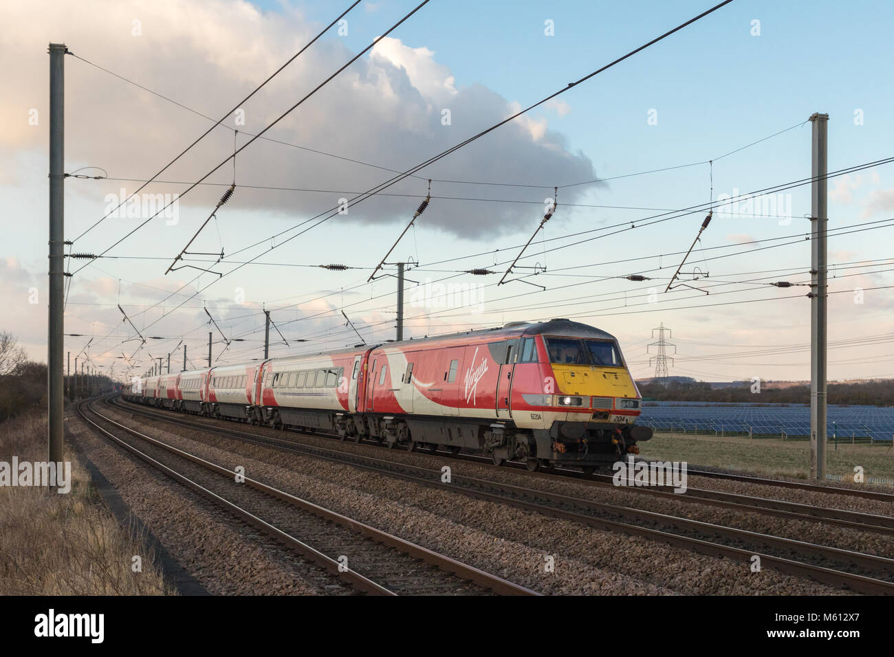 Class 91 electric locomotive hi-res stock photography and images - Alamy