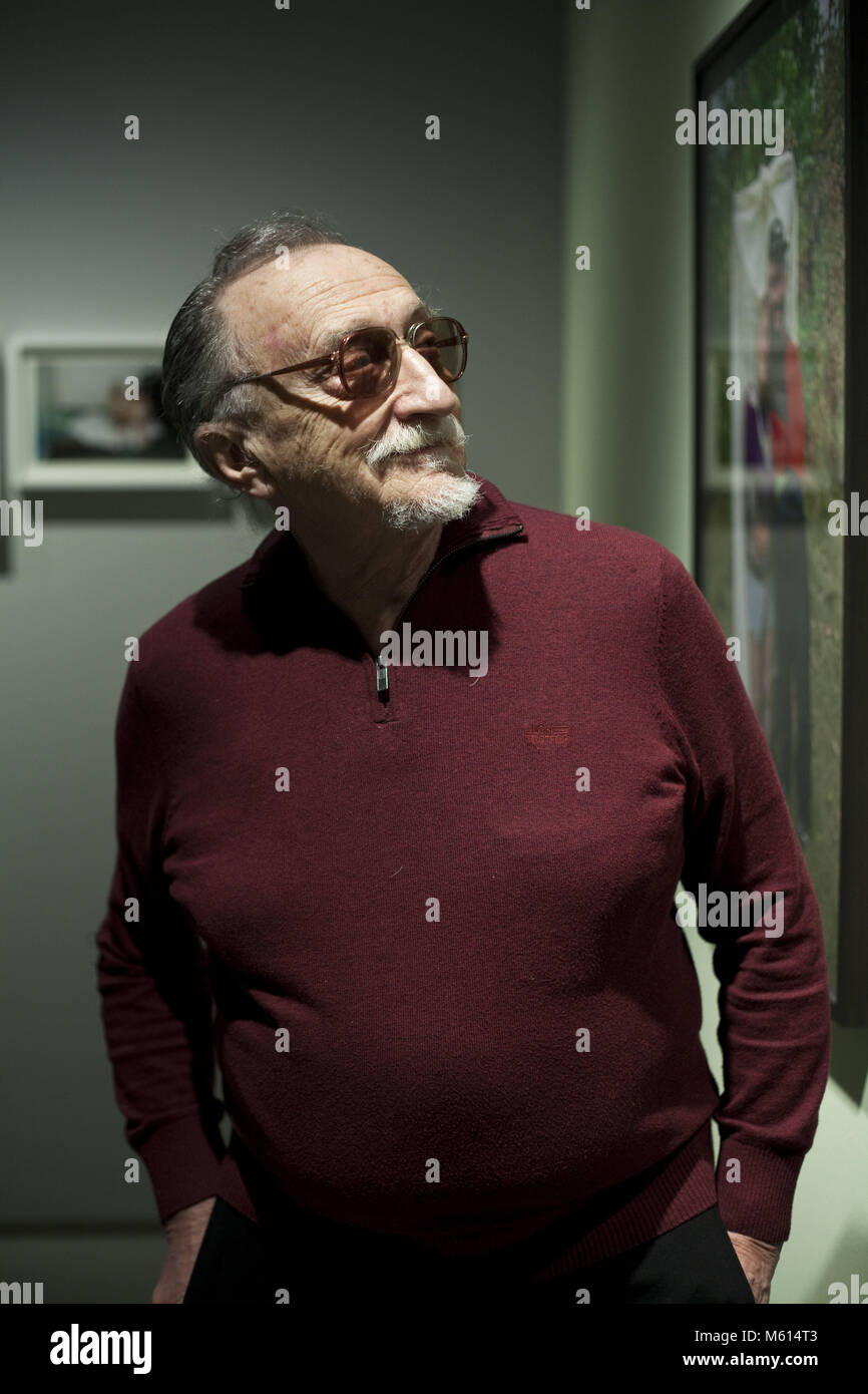 London, UK. 27th Feb, 2018. Photographer Boris Mikhailov at the exhibit ...