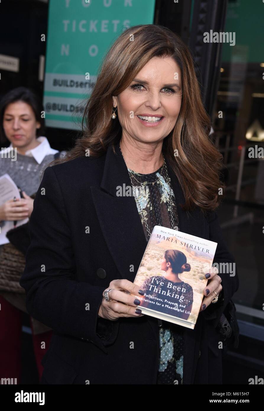 New York, NY, USA. 27th Feb, 2018. Maria Shriver, seen at BUILD Series ...