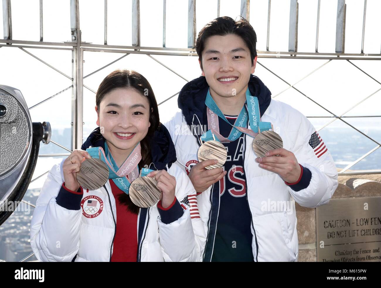 New York, NY, USA. 27th Feb, 2018. Maia Shibutani, Alex Shibutani at a ...