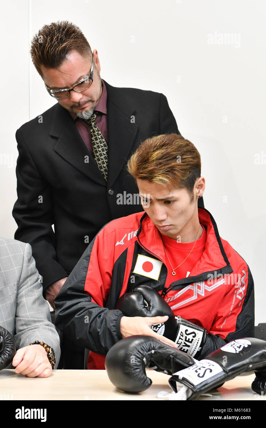 Tokyo, Japan. 27th Feb, 2018. (T-B) Koji Matsumoto, Ryo Matsumoto ...