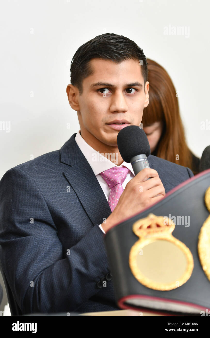 Tokyo, Japan. 27th Feb, 2018. Daniel Roman Boxing : Daniel Roman of the ...