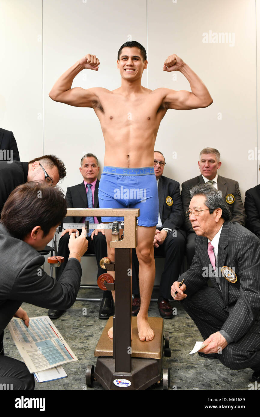 Tokyo, Japan. 27th Feb, 2018. Daniel Roman Boxing : Daniel Roman of the ...