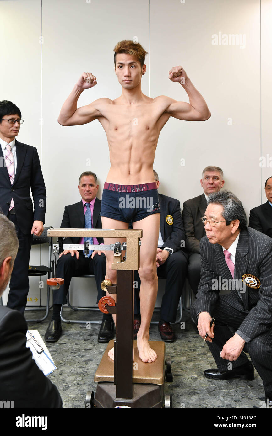 Tokyo, Japan. 27th Feb, 2018. Ryo Matsumoto Boxing : Ryo Matsumoto of ...