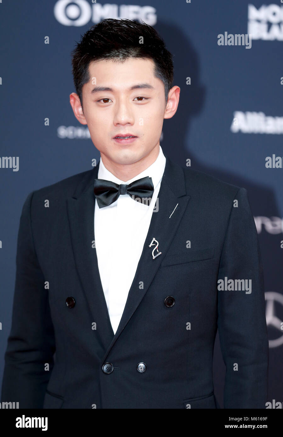 Monaco. 27th Feb, 2018. Chinese table tennis player Zhang Jike arrives ...