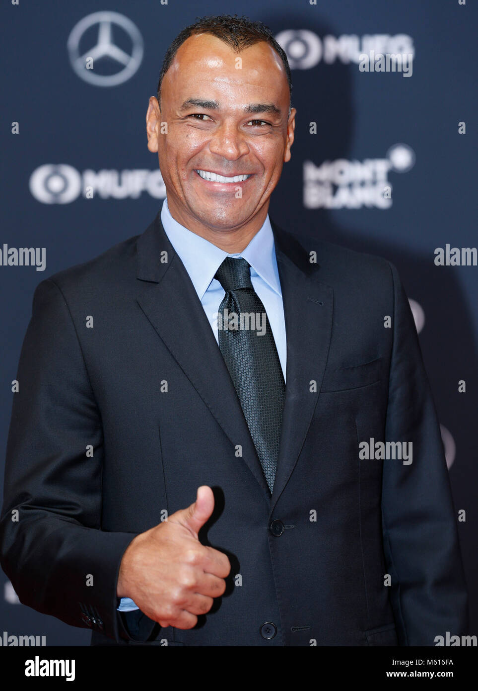 Monaco. 27th Feb, 2018. Former Brazilian soccer player Cafu arrives at ...