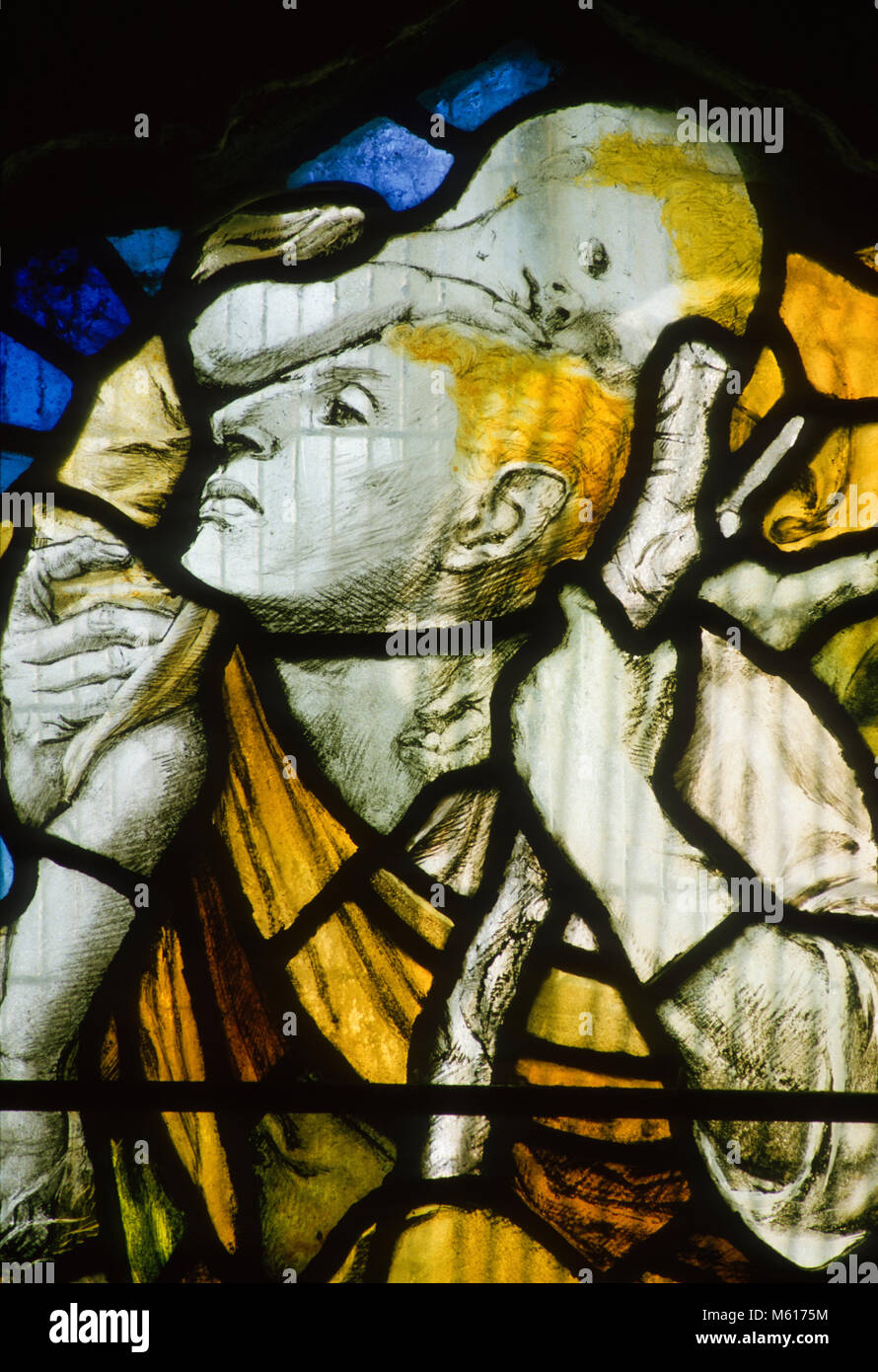 St christopher stained glass hi-res stock photography and images - Alamy