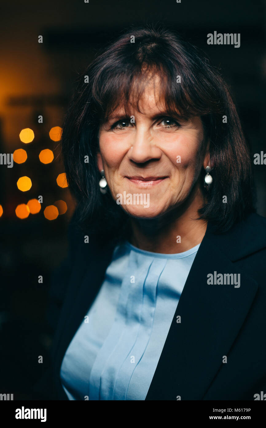 Beautiful middle aged brunette woman hi-res stock photography and images - Alamy