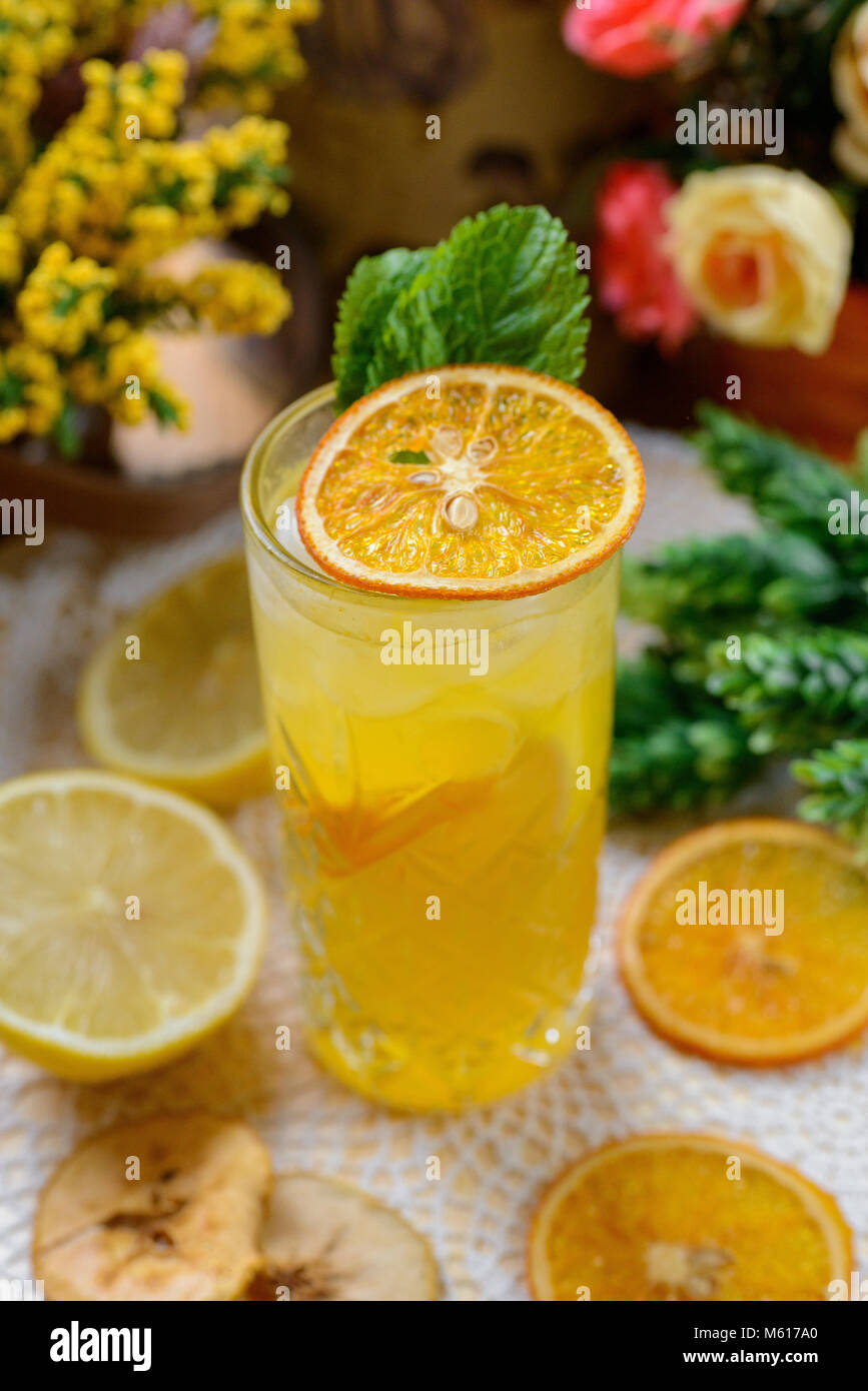 Natural cold drinks Stock Photo - Alamy
