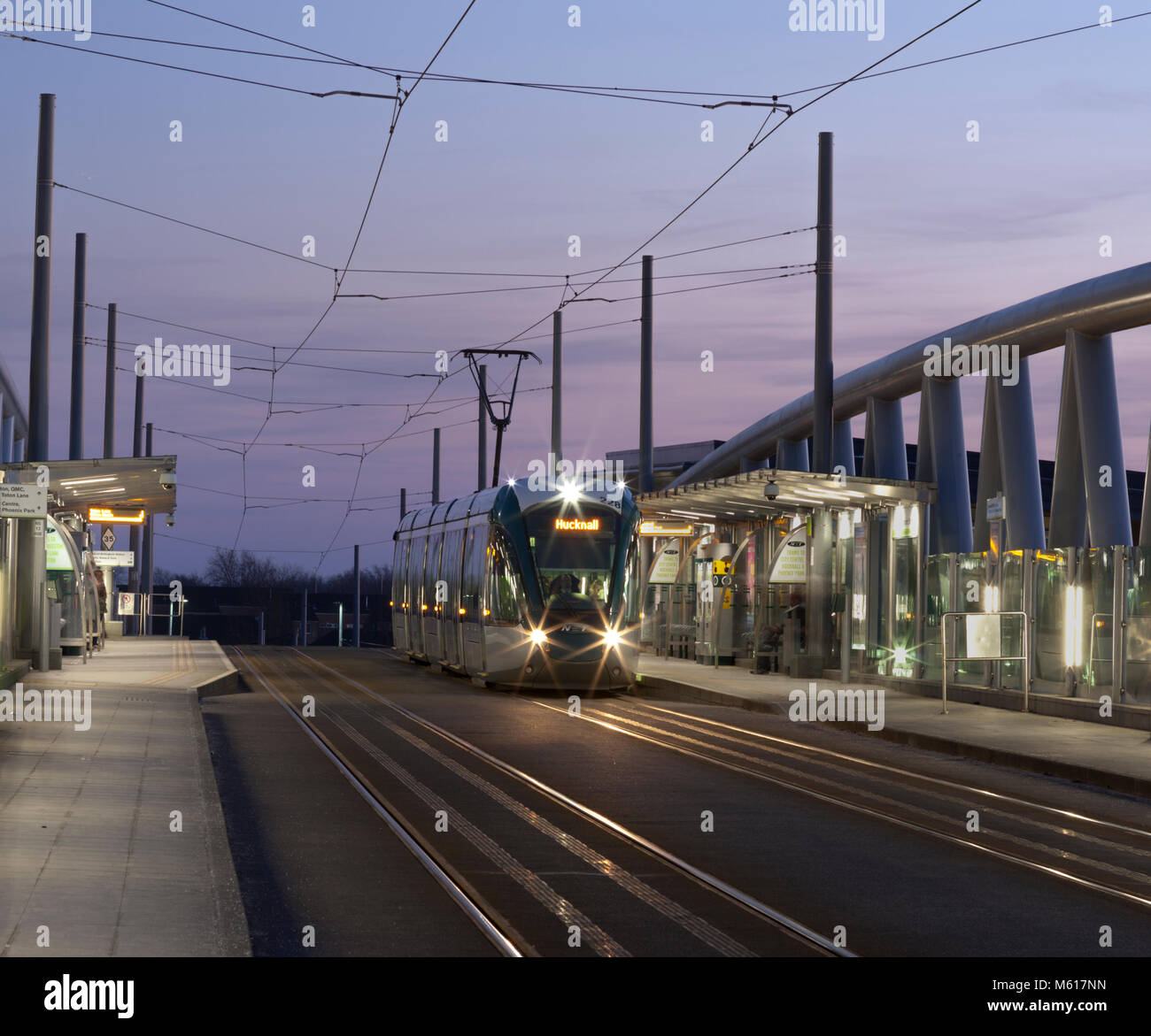 Light night nottingham 2018 hi-res stock photography and images - Alamy