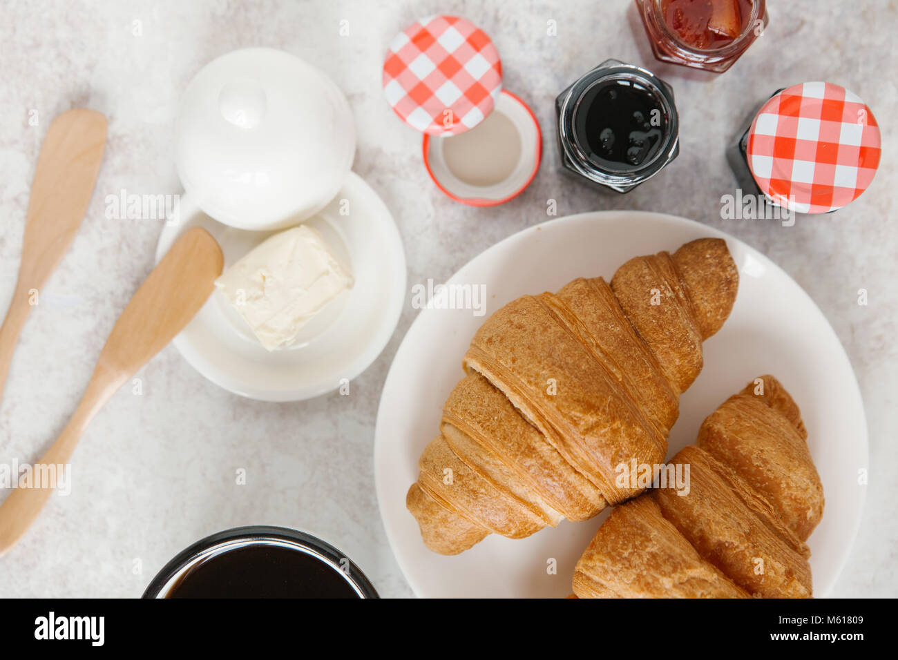 French continental breakfast hi-res stock photography and images - Alamy