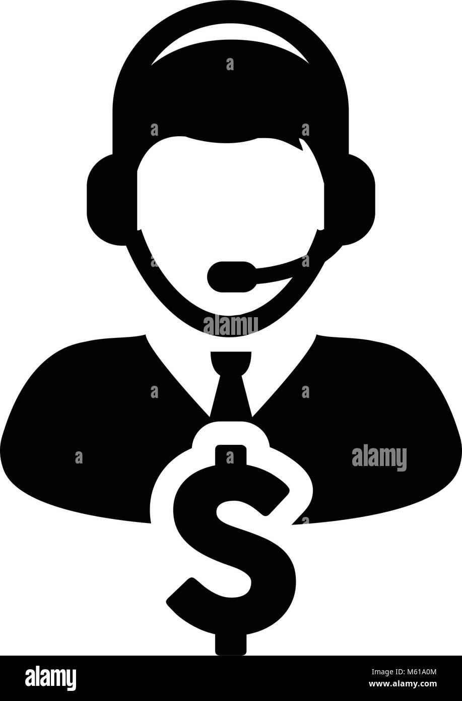 Service Icon Vector Dollar Sign for Banking and Financial Online ...