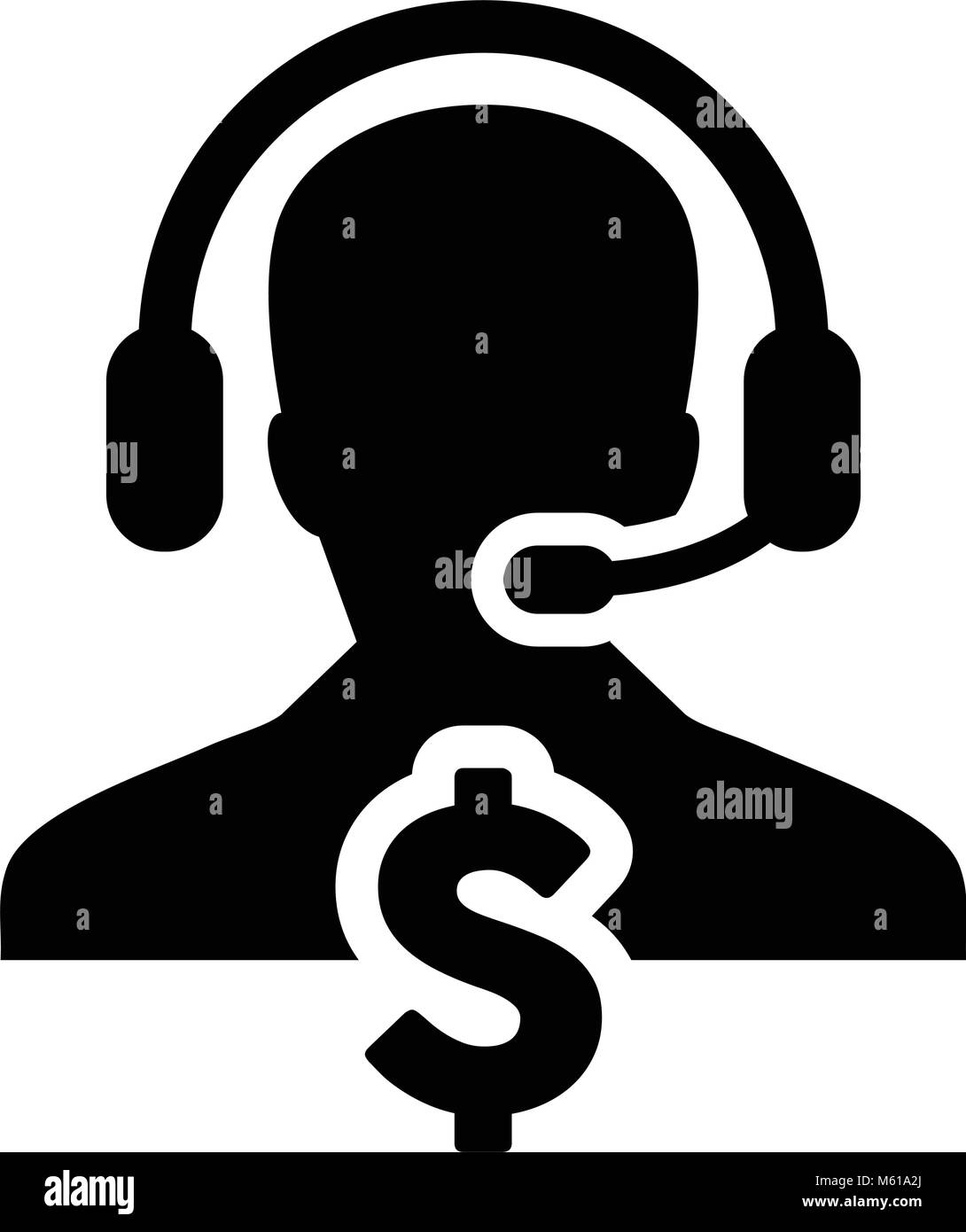 Service Icon Vector Dollar Sign for Banking and Financial Online ...