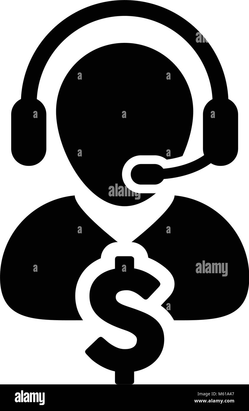 Service Icon Vector Dollar Sign for Banking and Financial Online ...