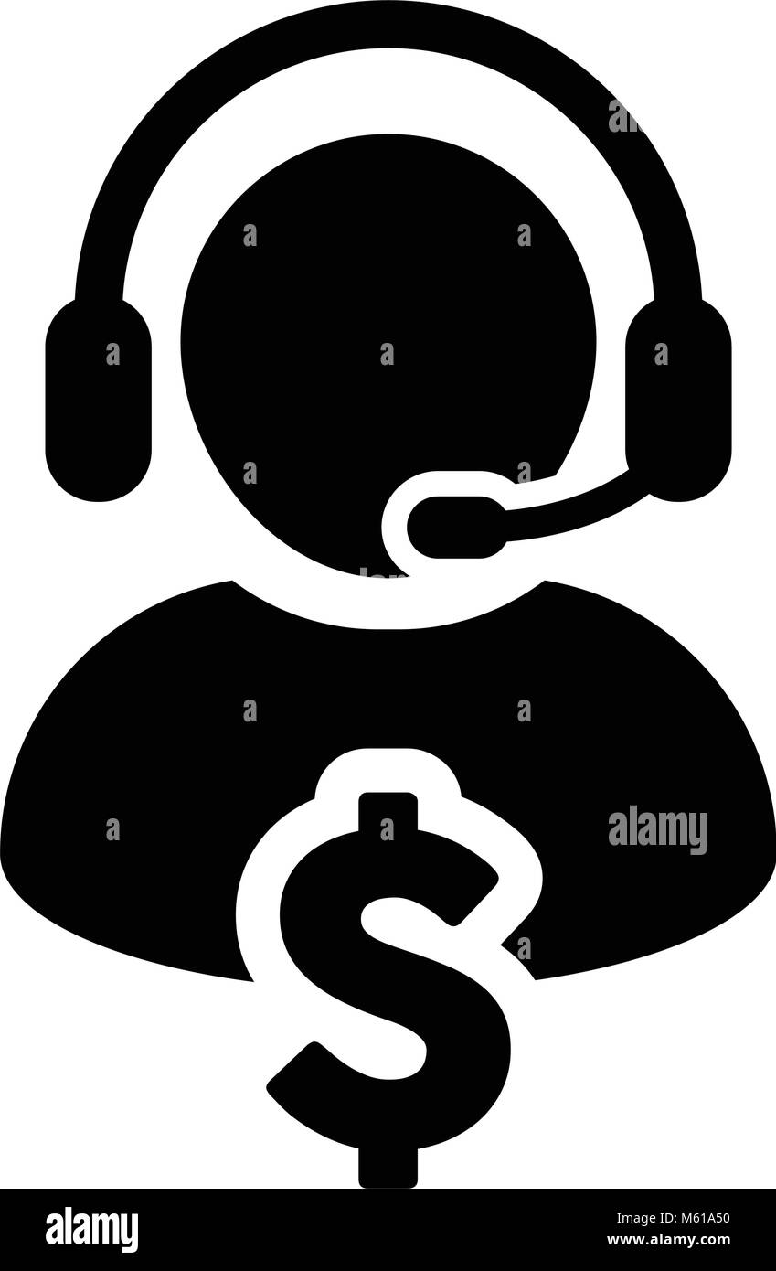 Service Icon Vector Dollar Sign for Banking and Financial Online ...