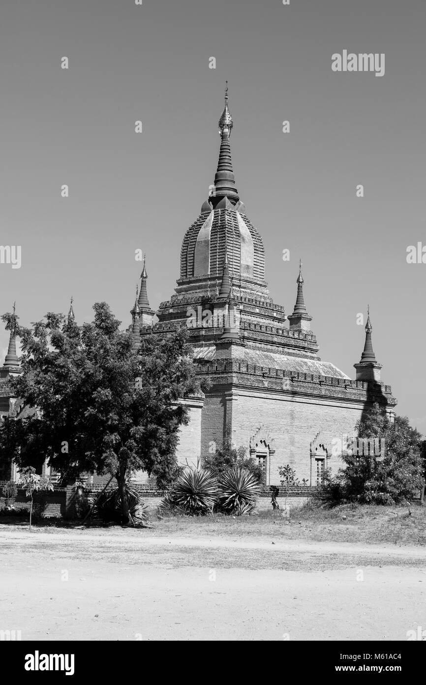 Myanmar burma bagan old Black and White Stock Photos & Images - Alamy