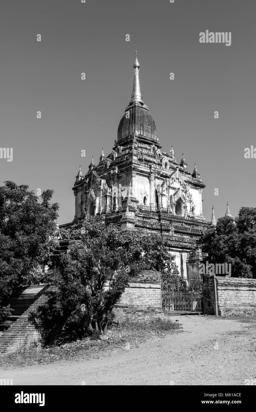 Old Buddhist temple and Pagoda in Bagan, Myanmar Stock Photo - Alamy