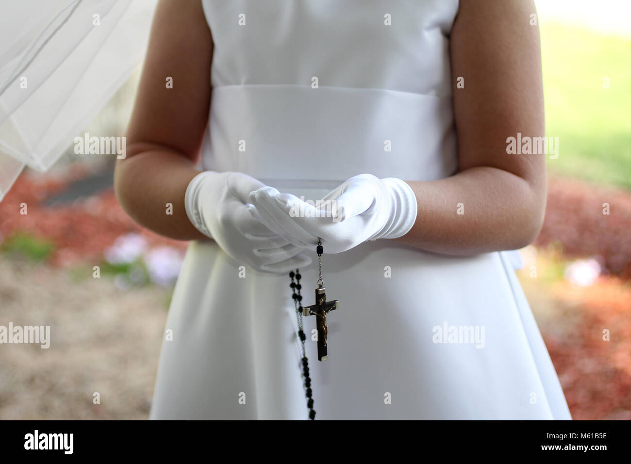 Face of first communion hi-res stock photography and images - Alamy