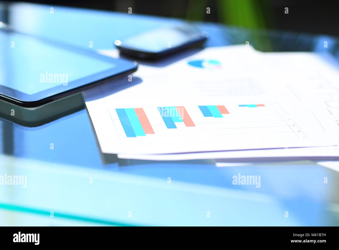 financial and business color charts Stock Photo - Alamy