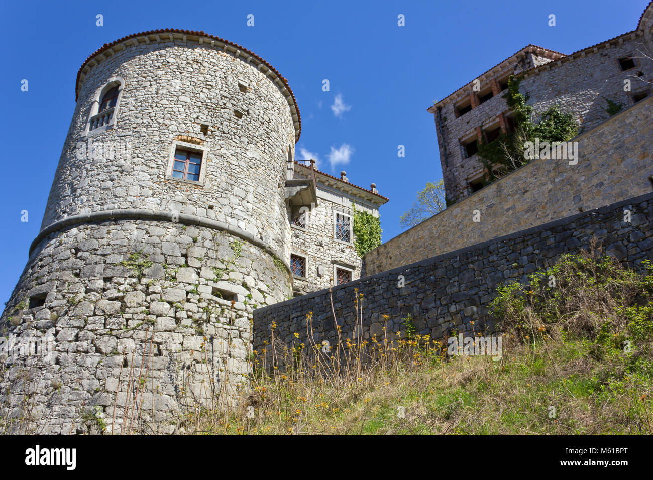 Branik castle, Slovenia, in early spring Stock Photo - Alamy