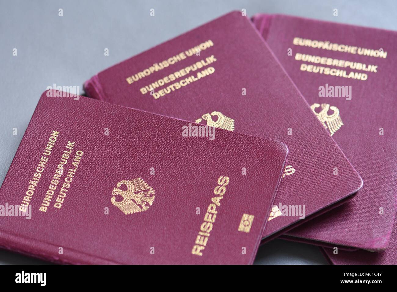German passports, Freiburg, Jan. 2, 2018 | usage worldwide Stock Photo ...