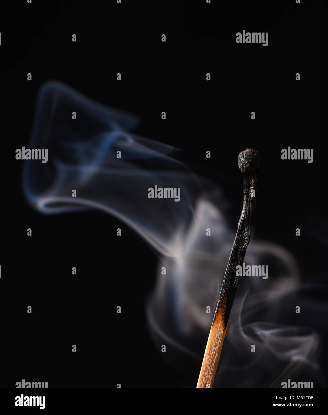 Close up smoke from burning hi-res stock photography and images - Alamy