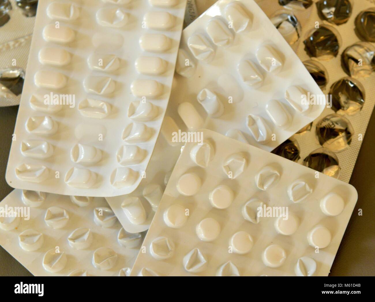 packets of pills, Freiburg, Jan. 14, 2018 | usage worldwide Stock Photo ...