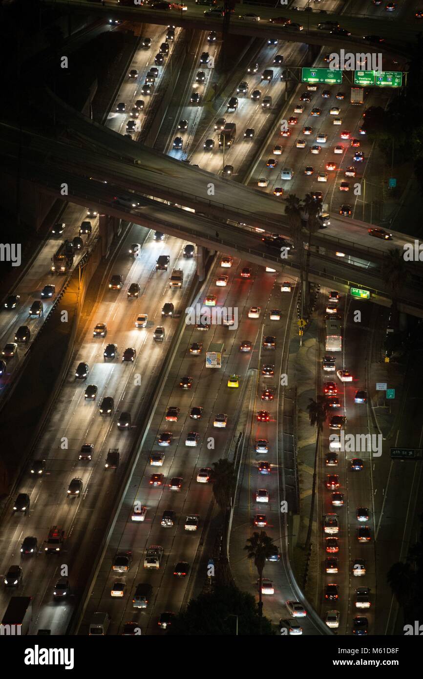 Traffic in 110 freeway hi-res stock photography and images - Alamy