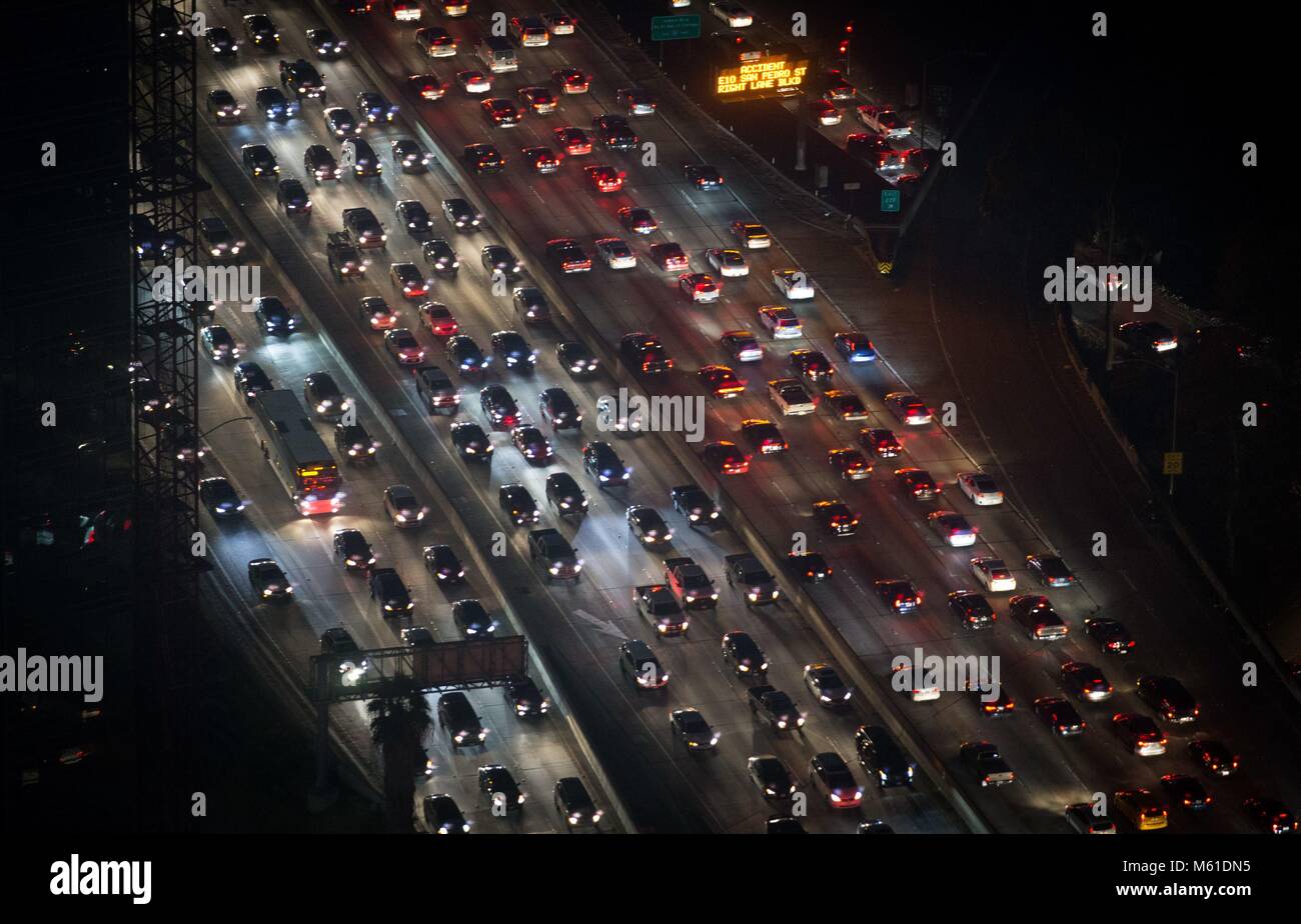 Traffic in 110 freeway hi-res stock photography and images - Alamy