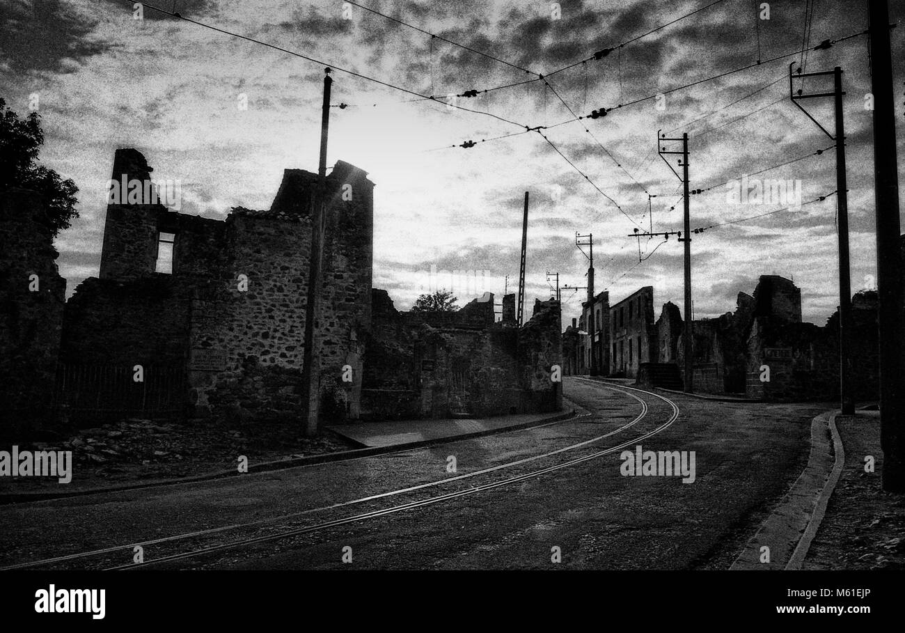 Oradour Sur Glane Stock Photo - Alamy