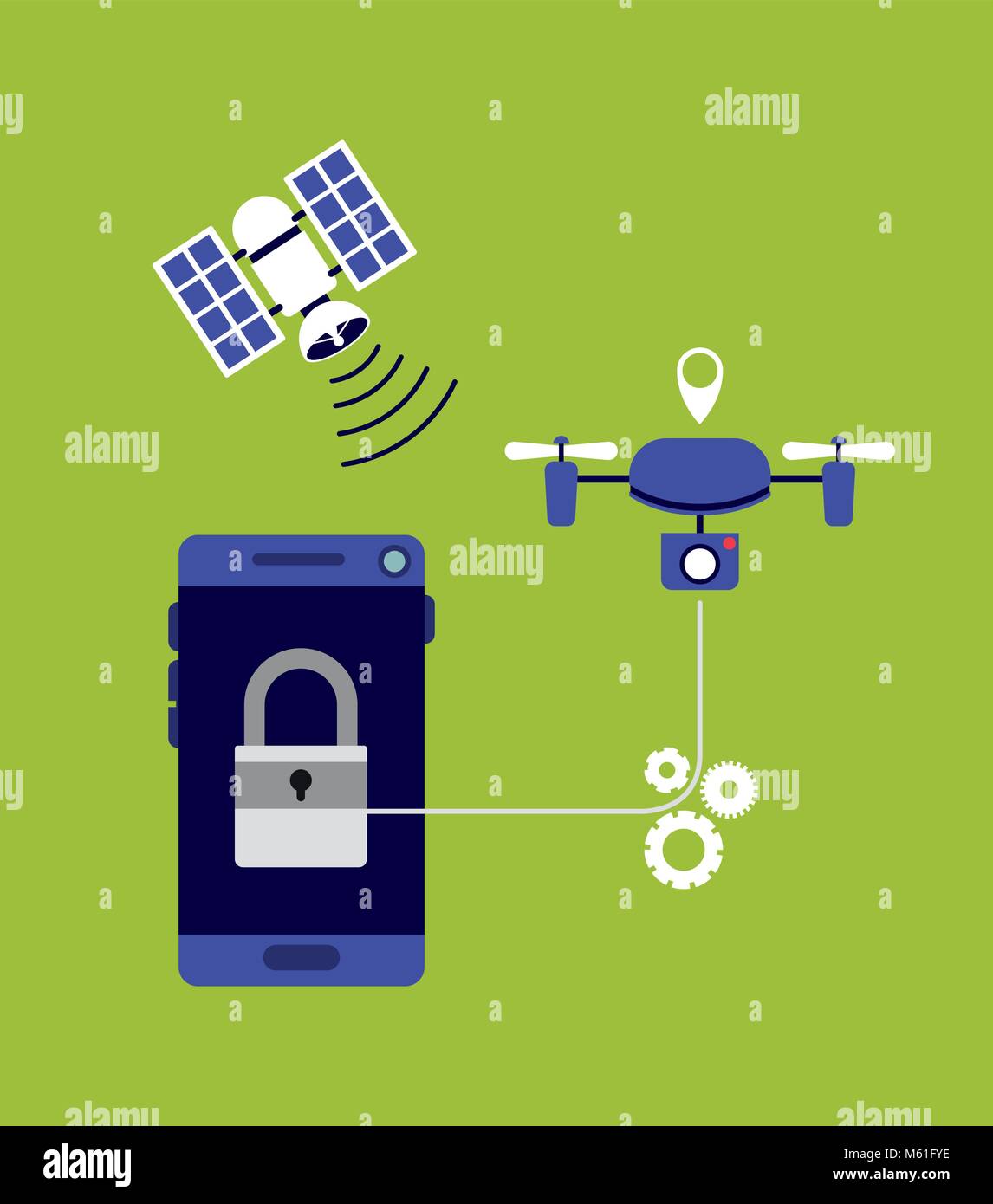 futuristic technology set icons Stock Vector Image & Art - Alamy