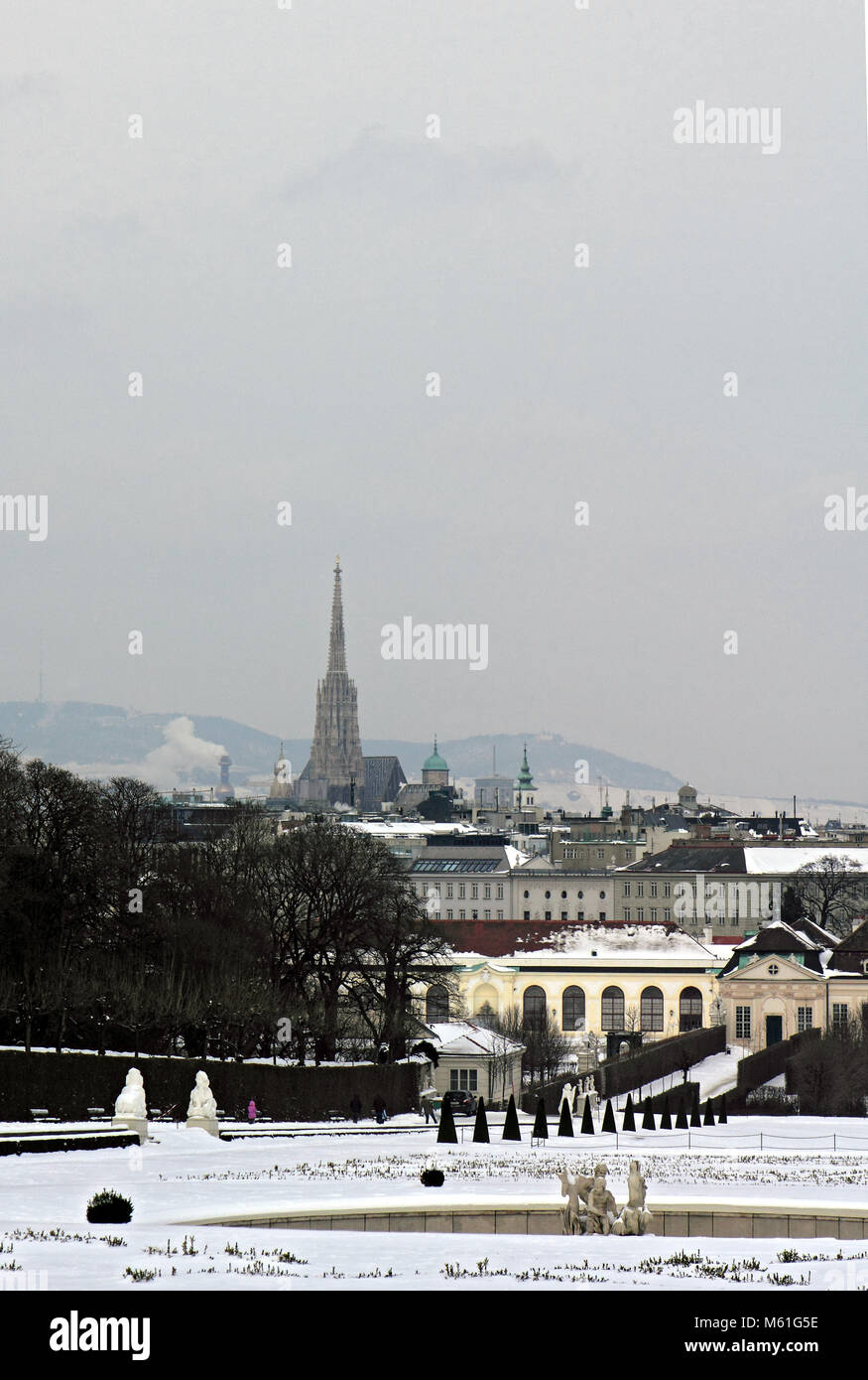 Vienna skyline winter hi-res stock photography and images - Alamy
