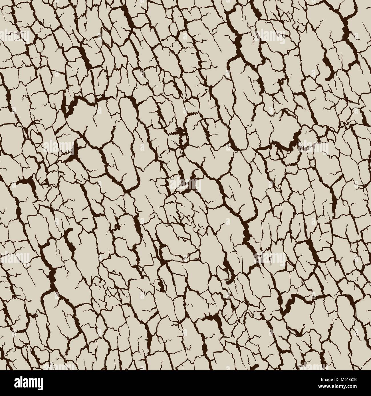 Vector seamless pattern of bark texture. Wood natural structure Stock ...