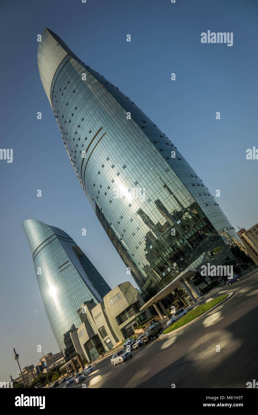 flame towers 3 Stock Photo - Alamy