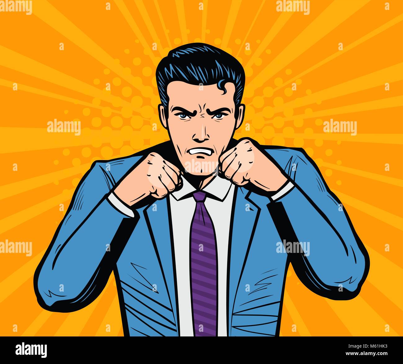 Male businessman stress Stock Vector Images - Alamy