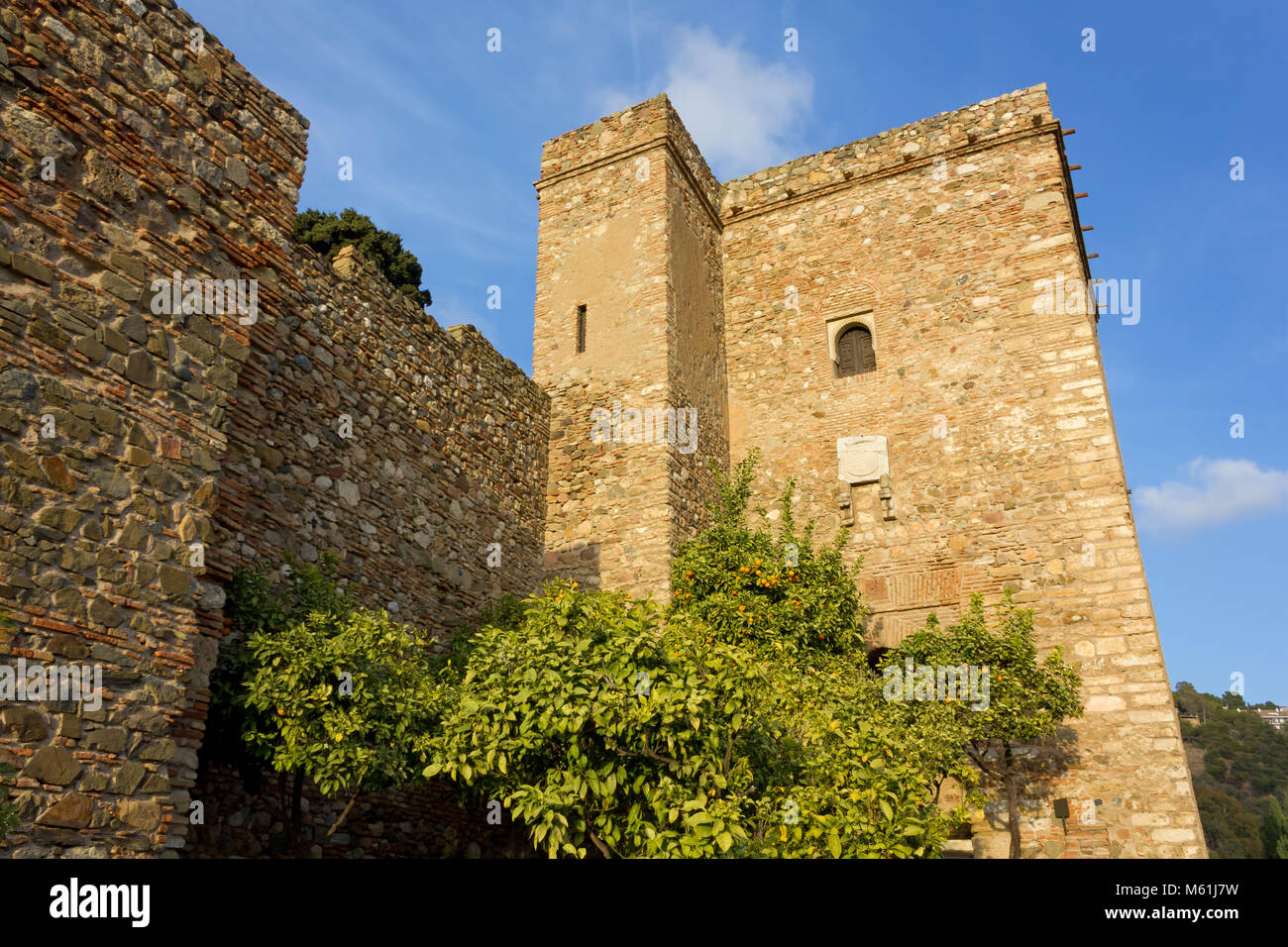 View of Alcazaba fortress in Malaga, Spain Stock Photo - Alamy
