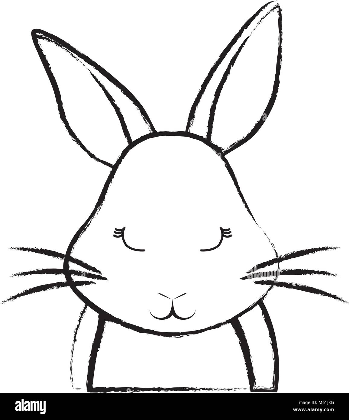 Closeup pretty cute little Stock Vector Images - Alamy